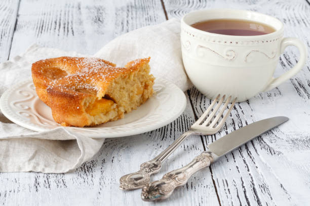 Italian Light and Quick Peach Bread - Life At Casa